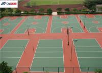 China 3.1mpa silicon PU Tennis Court Flooring for sale