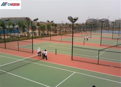 China Fireproof 6mm Silicon Polyurea Tennis Court Flooring ,Not Fade and Durable for sale