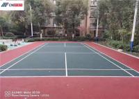China CN-S01 Silicon PU Tennis Synthetic Acrylic Flooring 26 Springback For School for sale