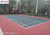 China 2.5mpa Tensile Strength Silicon PU Tennis Court Floolring for sale