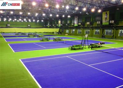 China Silicon PU Tennis Court Flooring Soundproof with 2.7mpa Tensile Strength for sale