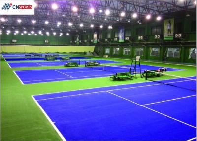 China Outdoor 76 Slid Friction Silicon PU Tennis Flooring for sale