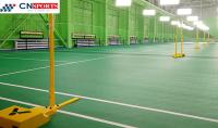 China Waterproof PVC Badminton Flooring High Rebounce No Formaldehyde for sale