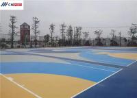 China Silicon PU Synthetic Basketball Court Flooring Non Toxic for sale