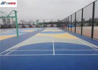 China RoHS Outdoor Basketball Rubber Flooring Silicon Polyurethane for sale