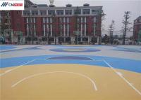 China RoHS Outdoor Basketball Rubber Flooring Silicon Polyurethane for sale