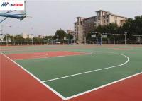 China Soundproof Outdoor Basketball Court Flooring Silicon PU for sale