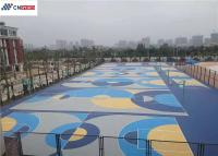 China Outdoor Synthetic Basketball Court Flooring Silicon PU for sale