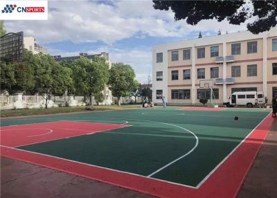 China RoHS Outdoor Basketball Rubber Flooring Silicon Polyurethane for sale