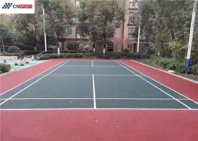 China Antislip Outdoor Athletic Flooring Silicone Polyurethane Soundproof for sale