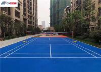 China Antislip Outdoor Athletic Flooring Silicone Polyurethane Soundproof for sale