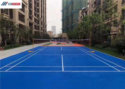 China CN-S02 SPU Tennis Sports Flooring CS-6 Transparent Coat Layer for sale