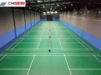 China Green Indoor Badminton Court Flooring for sale