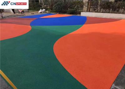 China Green Synthetic Rubber Flooring Soundproof With EPDM Granules for sale