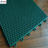China Blue PP Interlocking Sports Flooring 12mm Outdoor Basketball Court Tiles for sale