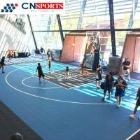 China Impact Resistant PP Modular Floor Tiles Futsal Basketball Court Interlocking for sale