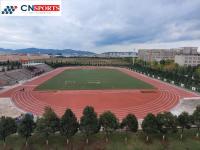 China Polyurethane Track And Field Athletic Rubber Synthetic Running Track for sale