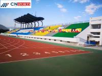 China Polyurethane Track And Field Athletic Rubber Synthetic Running Track for sale