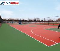 China All weather Available Anti-UV Shock Absorption Sports Playground SPU Flooring for sale