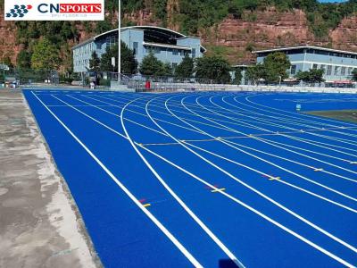 China IAAF Synthetic Athletic Sports Flooring Sandwich Rubber Running Track for sale