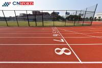 China Sandwich system IAAF certified Athletic Sports Field Flooring Rubber Running Track for sale