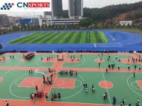 China 13mm Thick Rubber Running Track with Weather Resistance IAAF certificate for sale