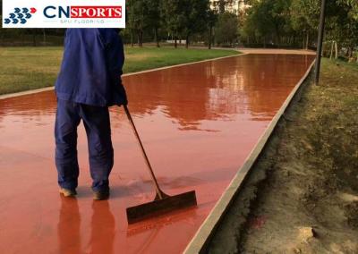 China 13mm Thick Rubber Running Track with Weather Resistance IAAF certificate for sale