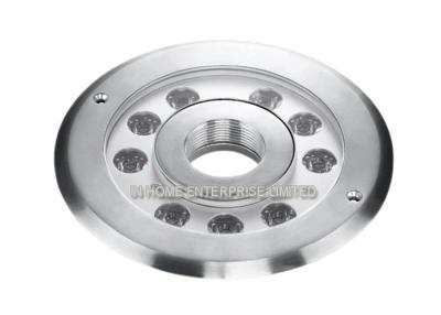 China Purple Stainless Steel Pool Fountain Light 27 Watt IP68 , Underwater LED Lamp for sale