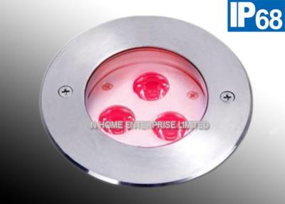 China Swimming Pool Underwater LED Lights 3 W Stainless Steel Anti Corrosion for sale