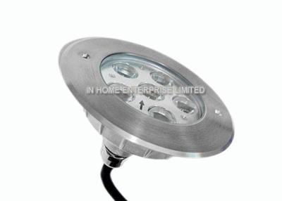 China 12 Volt 30 Degree Led Pool Lights Inground 18W Stainless Steel for sale