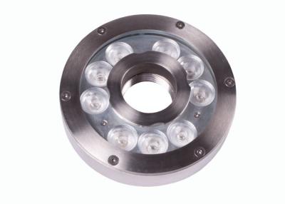 China Stainless Steel Underwater LED Fountain Lights IP68 18W Bridgelux LED for sale