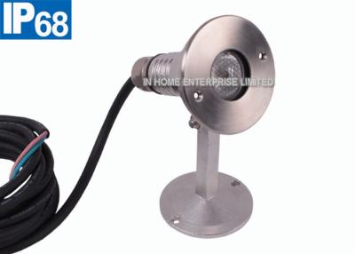 China RGB 3 in 1 3W LED Underwater Light IP68 Stainless Steel Swimming Pool Light for sale