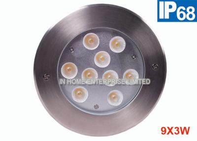 China 27 W 30 Degree LED Underwater Light For Swimming Pool Waterproof for sale