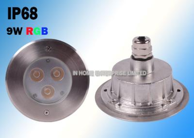 China 3*3 Edison Led Chip Embedded Swimming Pool Underwater Lights Accept Customized for sale