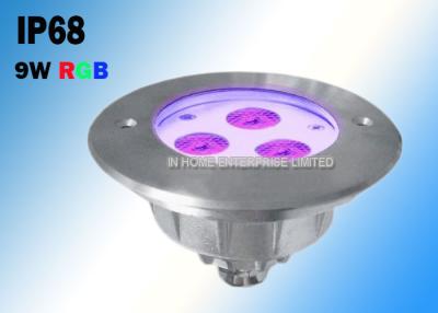 China 9W Single Color Led Chip Underwater Lights Wall Mounted Swimming Pool Light for sale