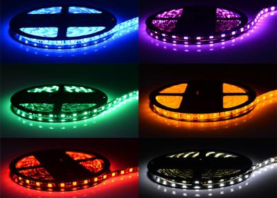 China Silicon Draped Multi Color Waterproof LED Strip RGB 12V 24V IP65 5050 SMD for sale