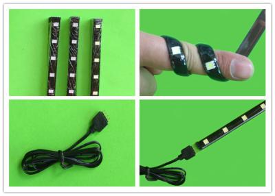 China Flexible SMD 5050 RGB LED Strip Lights 12V 30 LEDs/M 30CM 50CM 60CM 90CM for sale