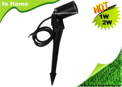 China Black / Sliver Spike Base Outside Led Flood Lights , IP67 Led Landscape Light for sale