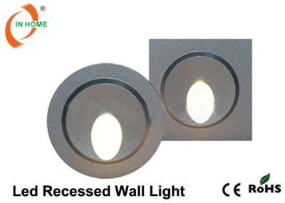 China High Power Single Color Recessed LED Wall Lights For Outdoor Stair / Step for sale