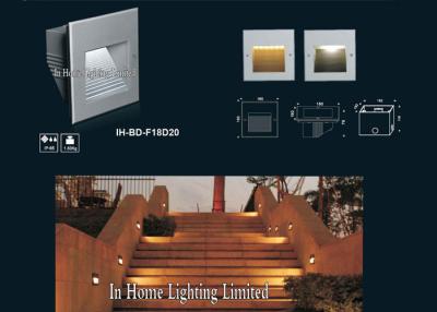 China 2W SMD Type Recessed LED Wall Lights Waterproof  Warm White Stair Light for sale