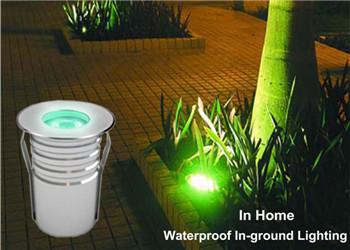 China 3W LED Aluminum Recessed Inground Light Waterproof 24V LED Underground Light for sale