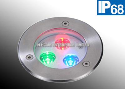 China IP68  316 Stainless Steel Embedded LED Pool Light Underwater 3 Watt 50 - 60HZ for sale