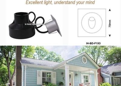 China 80° Beam Angle LED Recessed Wall Mounted Light , 3 W Pure White Mini LED Stair Light for sale
