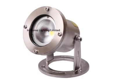 China 10W COB Ip68 Led Underwater Light / 316 Stainless Steel Underwater Pool Lights For Waterfall for sale