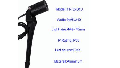 China Outdoor IP 65 12v Led Spike Garden Light Tempered Glass For Landscape Lighting for sale