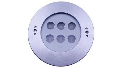 China 18W DC 24V RGB Color Changing IP68 LED Pool Lights For Swimming Pool Fountain for sale
