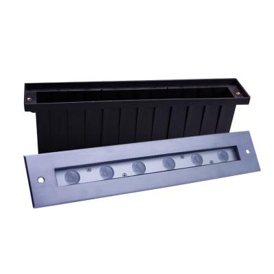 China White 6x3W LED Underwater Lamp Stainless Steel Cover IP68 LED Swimming Pool Light for sale