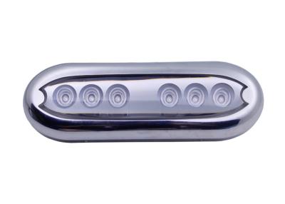 China Oblong Stainless Steel Waterproof IP68  LED Boat  Light / RV Courtesy Lights for sale