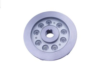China RGB Waterproof LED Fountain Ring Light Stainless Steel 12V Submersible Lights for sale