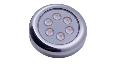 China Round Marine Led Courtesy Puck Light 12v Underwater Boat Led Light With 316SS Bezel for sale